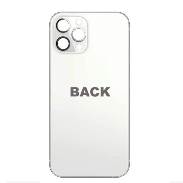 iPhone 12 PRO Max Back Glass (Bigger Camera Hole) – White – CellFashion USA
